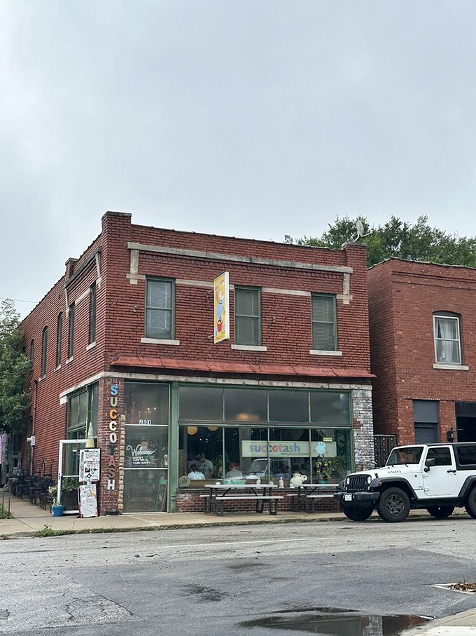 From the outside, an unassuming brick building; inside, breakfast dreams come true&mdash;the best kind of Kansas City open secret.