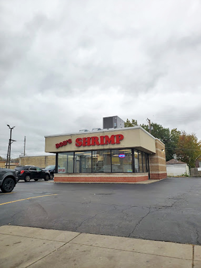 Under moody Indiana skies, this modest building houses seafood expertise that would make coastal restaurants jealous.