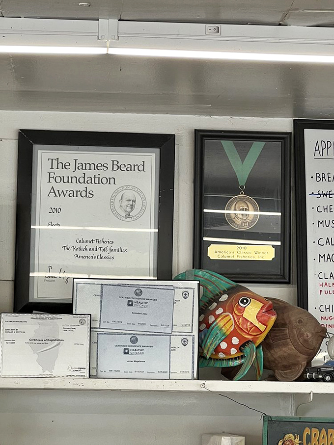 Hardware that speaks volumes. That James Beard Award isn't just decoration &ndash; it's confirmation of what locals have known for decades.
