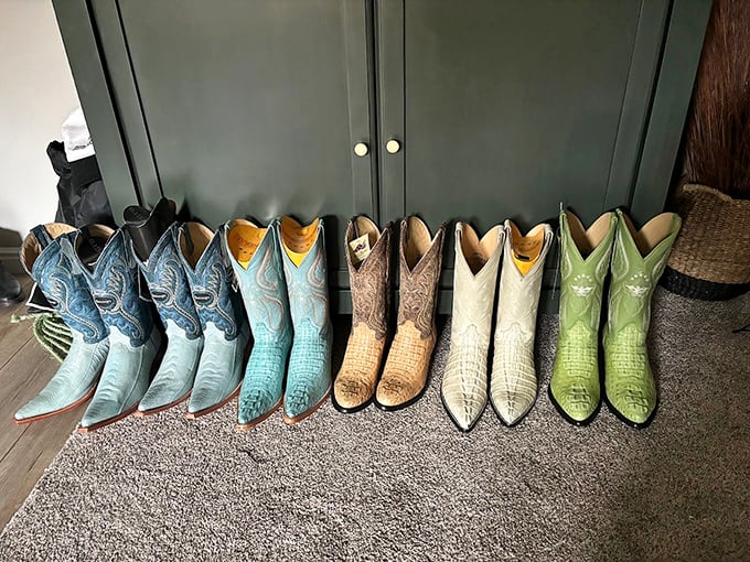 The cowboy boot lineup that would make any Texan jealous. From turquoise to classic tan, these boots weren't made just for walking.