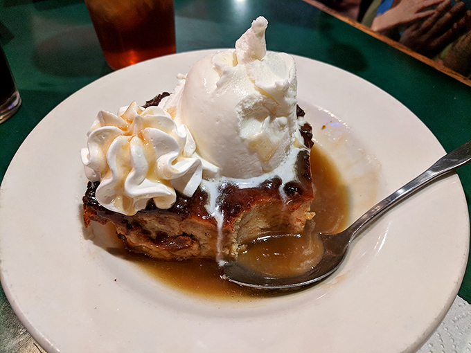 The grand finale of your BBQ symphony! This bread pudding is like a warm hug for your taste buds – comfort food at its sweetest.