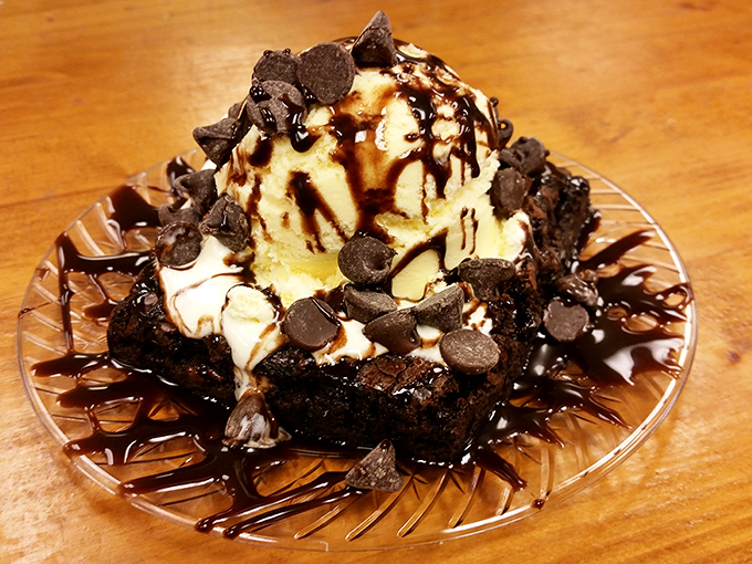 This isn't just dessert&mdash;it's the final movement in a symphony of flavors. A brownie sundae that demands you save room.