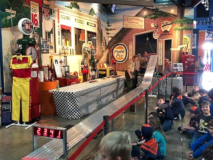 Young racing fans discover the thrill of miniature dragsters, proof that speed obsession starts early in Georgia. Tomorrow's drivers learning where their heroes began.