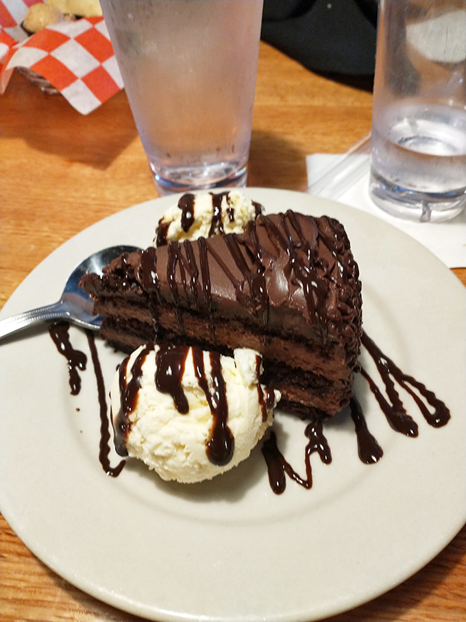 Chocolate cake with ice cream that doesn't just end your meal&mdash;it provides closure, therapy, and a moment of pure, unadulterated joy.