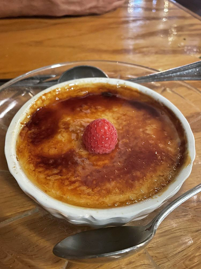 The perfect cr&egrave;me br&ucirc;l&eacute;e doesn't exi&mdash; wait, here it is! That crackling sugar top gives way to silky custard in a textbook finish.