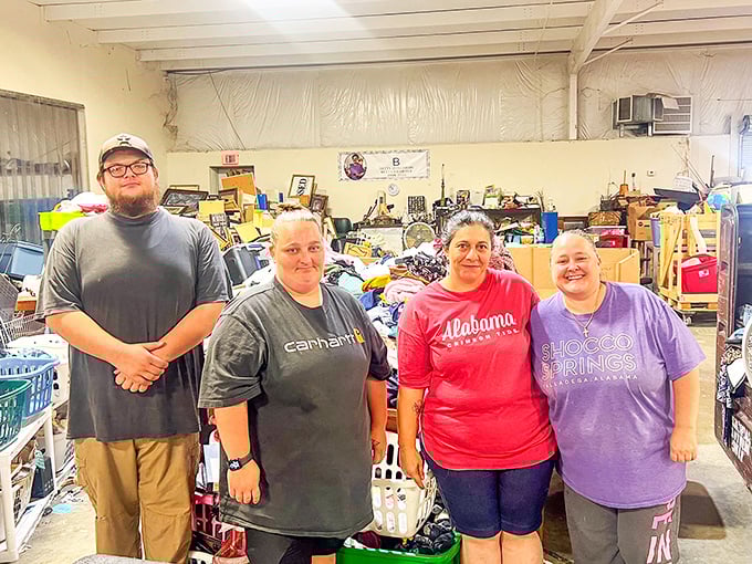 Community is what makes thrifting special. These friendly faces represent the human connection that turns secondhand shopping into an experience.