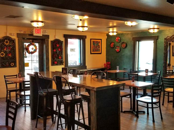 The bar area transforms from day to night, proving that good tequila and better company are the true foundations of happiness.