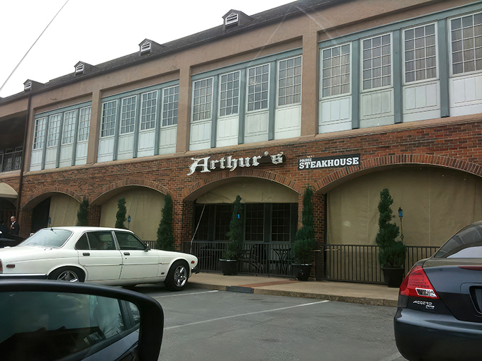 The original Arthur's location showcases classic brick architecture. Like a well-aged steak, some things just get better with time.