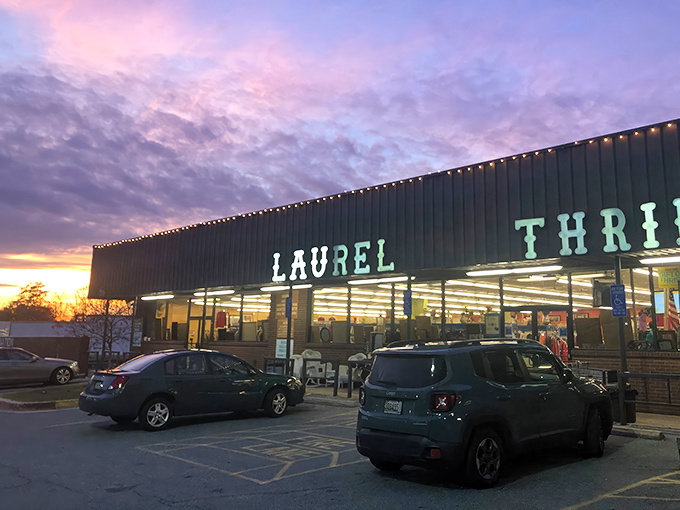 As the sun sets on Laurel Thrift, the treasure hunt pauses until tomorrow&mdash;when new donations and fresh hopes arrive with the morning light.