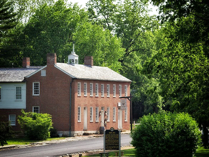 Standing proudly amid leafy surroundings, this historic brick building has witnessed nearly 200 years of American history while serving consistently delicious food.