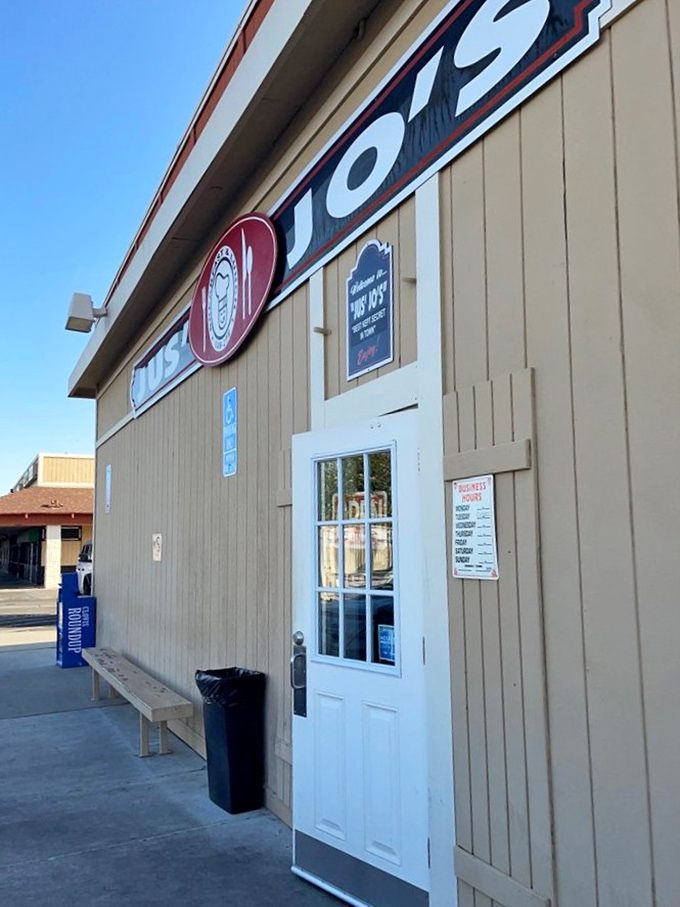 That "We're Open" sign might be the most beautiful phrase in the English language when you're hungry and in Clovis, California.