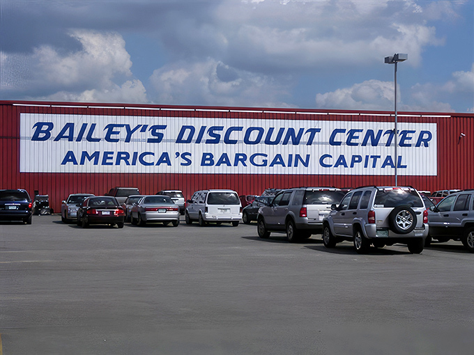 The exterior view that doesn't prepare you for the wonderland within. Like a discount speakeasy, only those who enter discover the true magic.