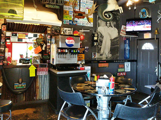 That giant fish sculpture isn't just quirky decoration&mdash;it's a landmark guiding hungry travelers to burger paradise in Junction City. 