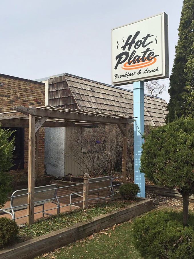 The sign beckons like a lighthouse for the breakfast-starved, promising salvation in the form of perfectly cooked eggs and bottomless coffee.