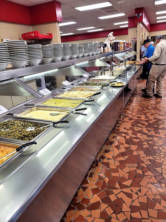 A buffet that makes you wish you'd worn stretchy pants. The hardest part isn't deciding what to try&mdash;it's accepting you can't fit everything on one plate.