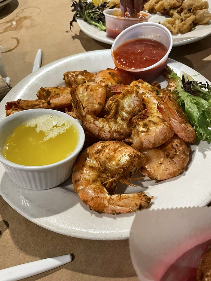 These perfectly fried shrimp with dipping sauces prove that sometimes the simplest pleasures&mdash;like perfectly cooked seafood&mdash;are life's most reliable joys.