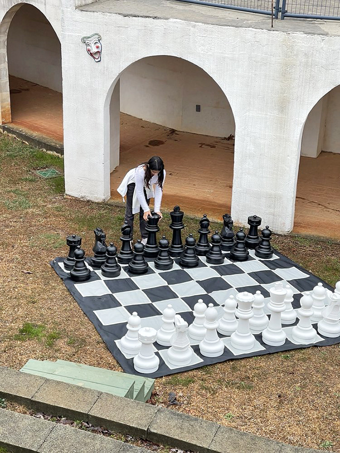 Chess, but make it giant. This oversized game brings medieval strategy to life&mdash;perfect for channeling your inner chess grandmaster or Queen's Gambit fantasies.