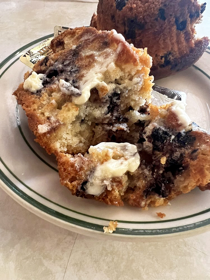 Not just any muffin&mdash;a grilled muffin with melty interior and caramelized exterior that elevates a simple breakfast pastry to art form.