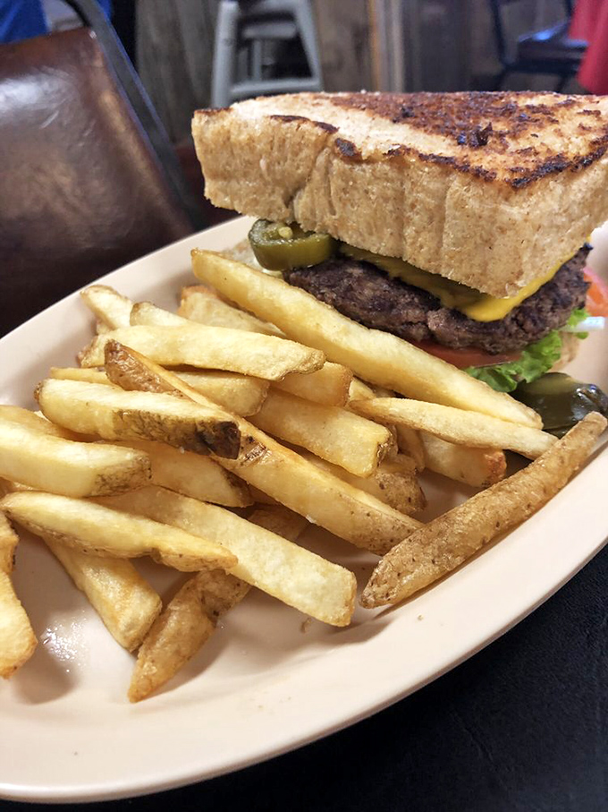 The burger that bites back! This jalape&ntilde;o-topped beauty and its crispy sidekick are proof that sometimes, a little heat is all you need to spice up tradition.