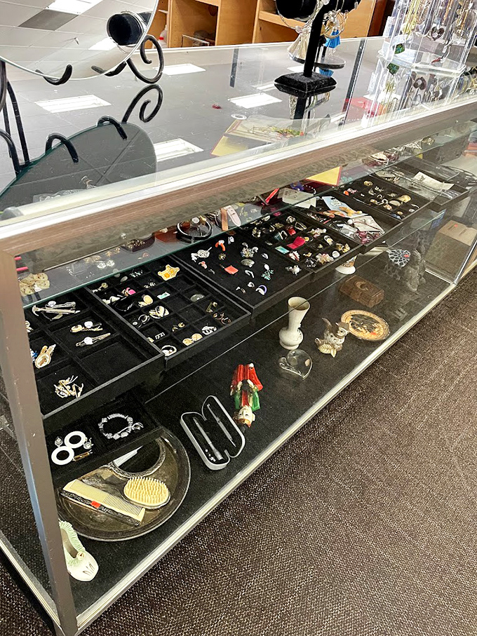 The jewelry case&mdash;where someone's past treasures wait patiently to become your new conversation pieces and heirloom candidates.