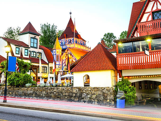 Helen's colorful buildings create a festive atmosphere year-round. Every angle offers another postcard-worthy view of this charming alpine village.