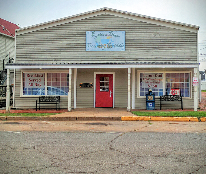 Katie's Diner promises "Breakfast Served All Day"—six words that have saved more marriages and road trips than any self-help book ever written.