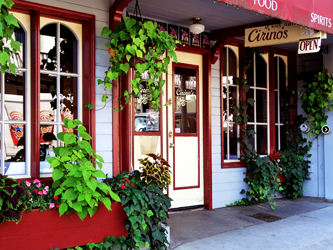 Cirino's charming facade, draped in climbing vines and blooming flowers, promises Italian comfort food that warms both body and soul.