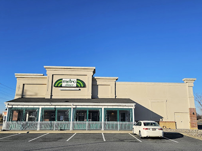 Metro Diner's inviting facade promises comfort food that will have you loosening your belt before dessert even arrives. Calories don't count when they're this delicious.