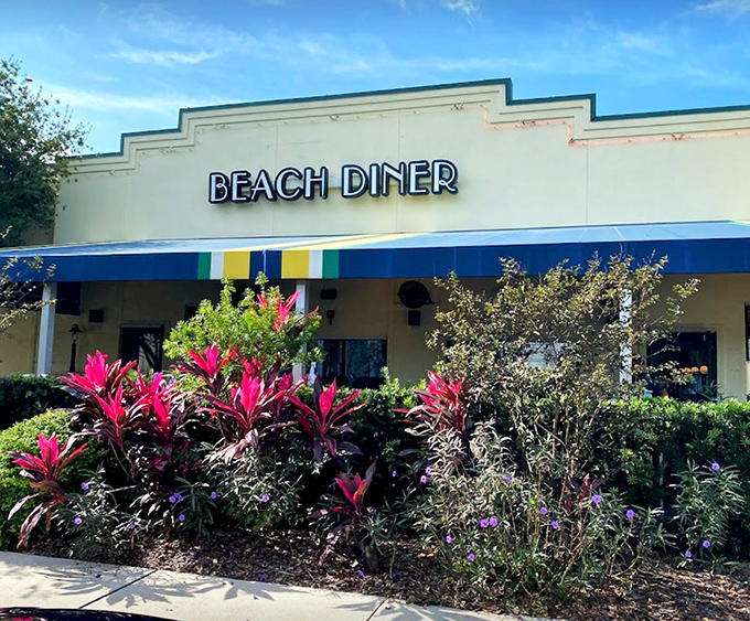 The Beach Diner stands ready to serve comfort food with tropical flair&mdash;where Florida's flora provides the perfect appetizer of vibrant color.