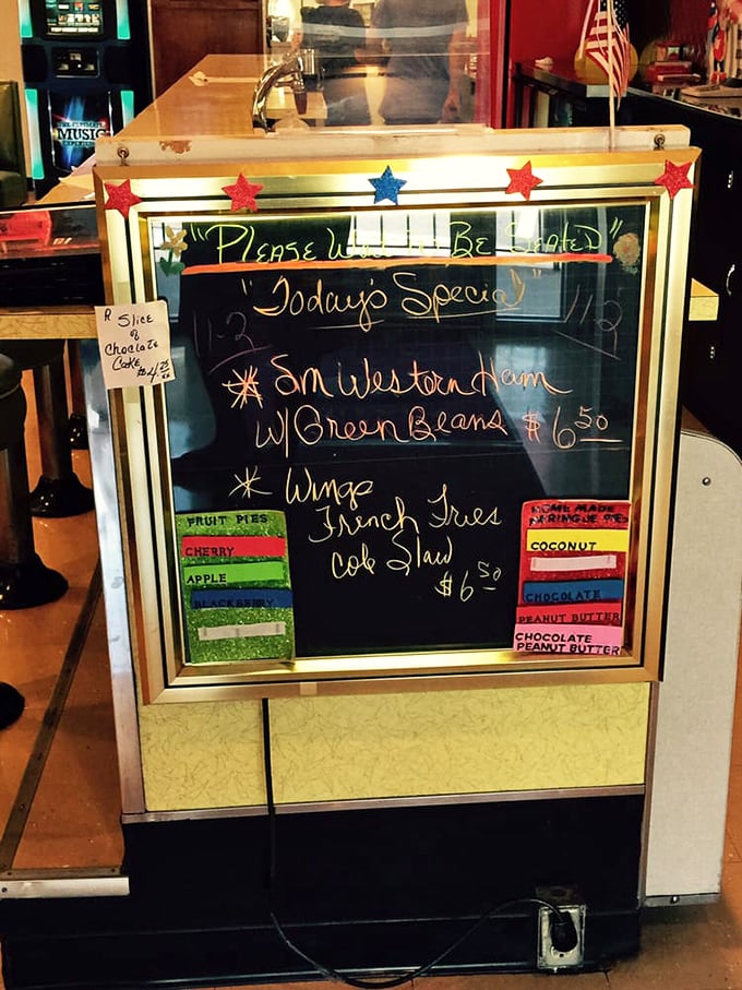 The daily specials board &ndash; where "Western Ham w/Green Beans" isn't just a meal, it's a direct challenge to your belt's last notch.