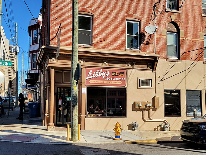 Corner restaurants like Libby's are the heartbeat of neighborhoods. This sunny exterior has welcomed hungry Wilmington residents through countless seasons.
