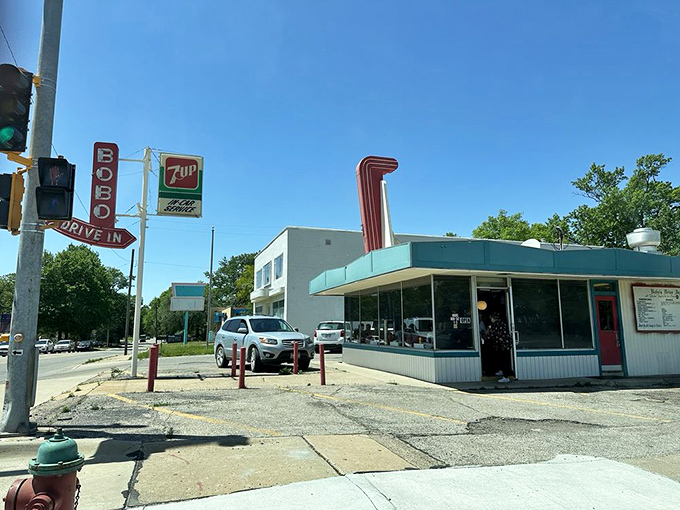 That vintage neon sign has been guiding hungry travelers to burger bliss for decades&mdash;a roadside beacon of culinary consistency in an ever-changing world.