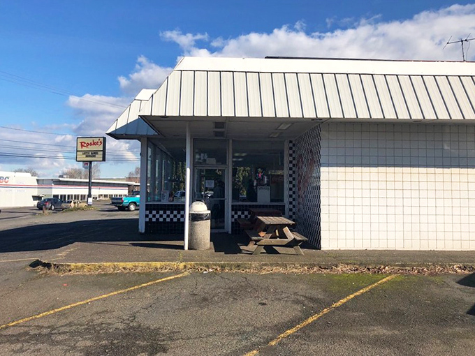 The picnic table outside says everything about Roake's philosophy: no fuss, no pretense, just good food worth sitting down for.