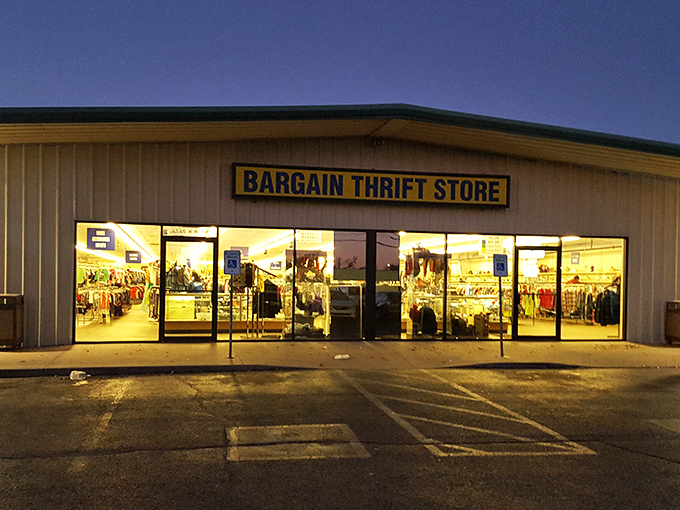 As dusk falls, the store glows with possibility. Night owls find the best treasures when the parking lot empties and the hunting begins.
