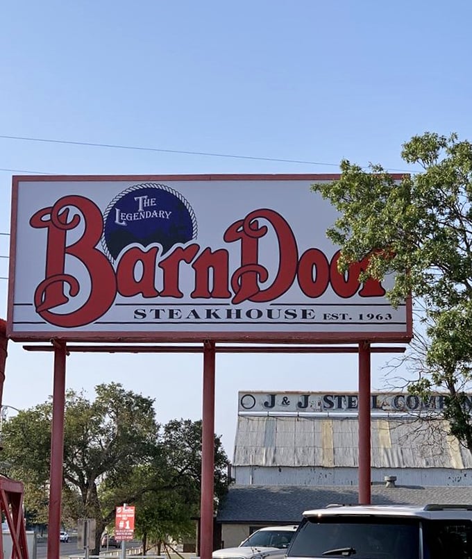 Since 1963, this sign has been assuring travelers they've found the real deal in a world of culinary pretenders.