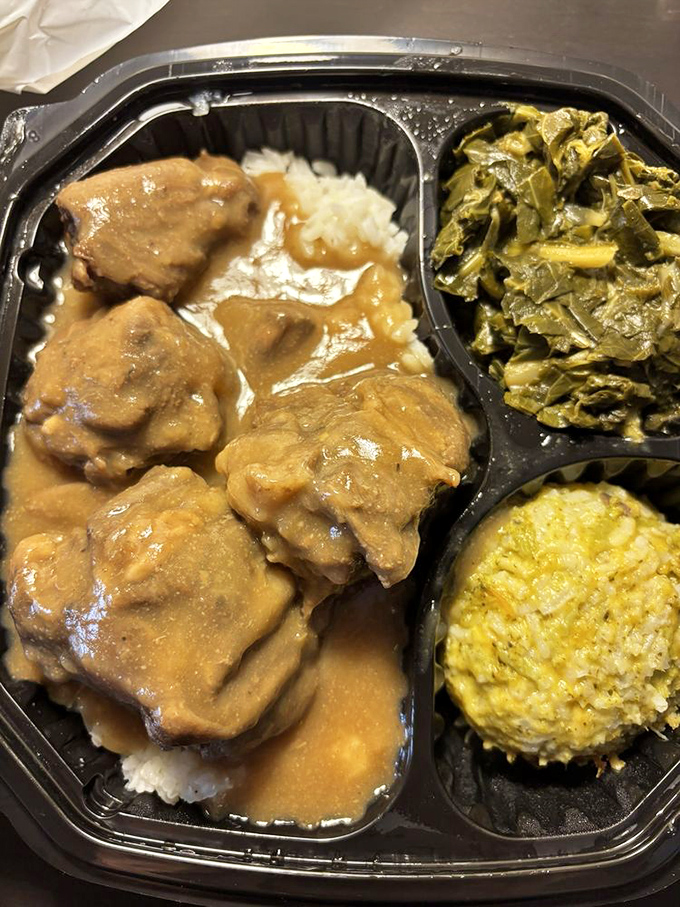 Oxtails so tender they practically surrender at the sight of your fork. This is slow-food perfection that makes fast food seem like a sad compromise.