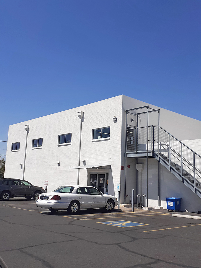 Even the parking lot speaks to White Dove's practicality &ndash; close spaces for when you inevitably return for that item you can't stop thinking about.