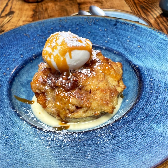 This isn't just dessert&mdash;it's the butterscotch pecan bread pudding that makes you question why you ever saved room for anything else.