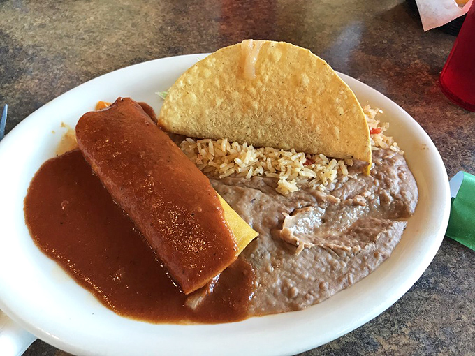 The "Speedy Gonzalez" lunch special delivers big flavor in a hurry. This perfectly proportioned plate proves that "lunch special" doesn't have to mean "compromise."
