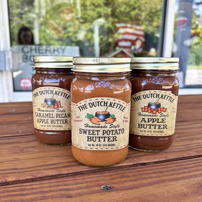 The Dutch Kettle's fruit butters spread happiness on biscuits with the kind of rich, slow-cooked flavor that no factory could ever replicate.