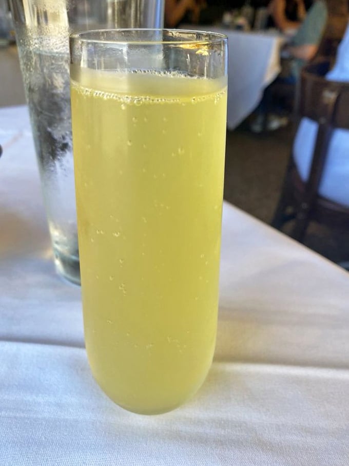 A mimosa that's sunshine in a glass. This isn't just breakfast champagne&mdash;it's how civilized people start a celebration.