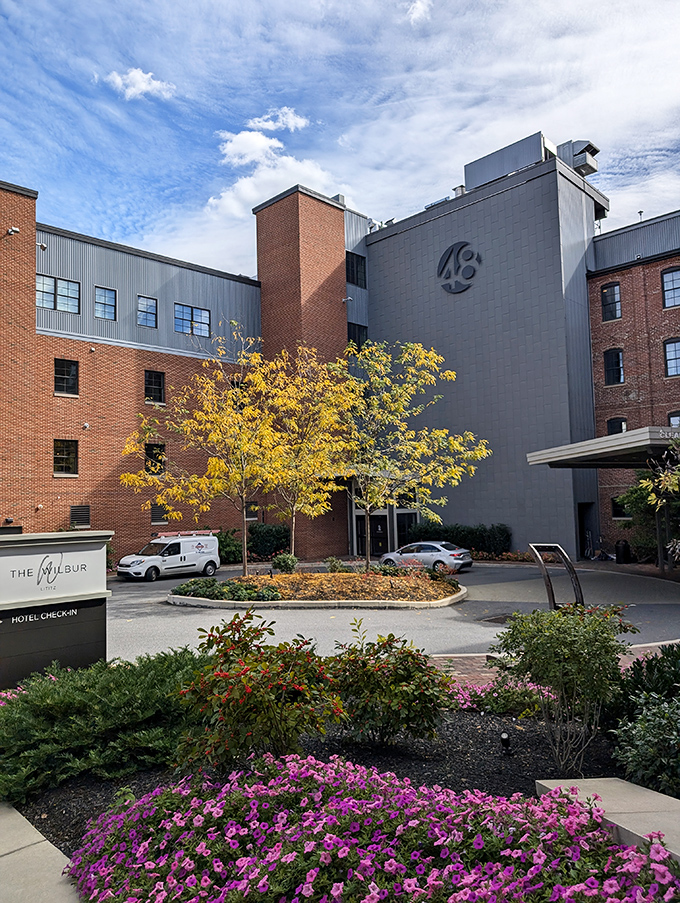 The transformed Wilbur chocolate factory proves that repurposing historic buildings doesn't have to mean sacrificing character. Old meets new without either one having to apologize.