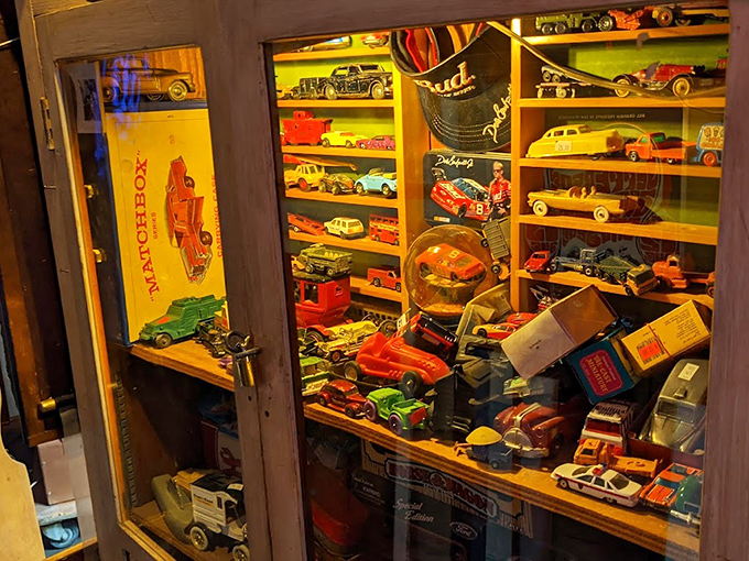 Matchbox memories parked in perfect formation&mdash;these tiny time machines transport grown men back to childhood carpet highways and bedroom floor racetracks.