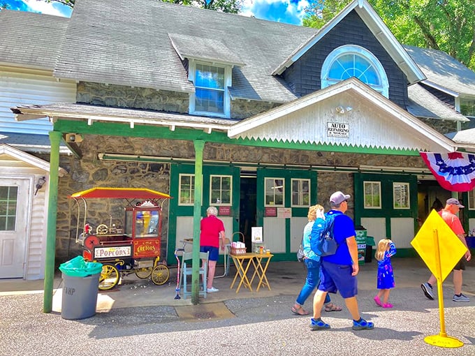 The museum's visitor center buzzes with activity during special events. Families discover that history isn't just something in books—it's something you experience.