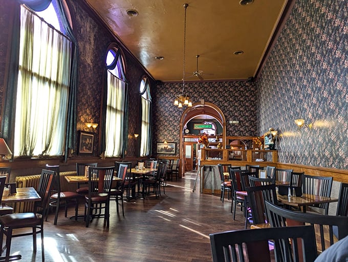 The historic exterior promises something special inside—like finding out that unassuming neighbor of yours used to play bass for The Rolling Stones.