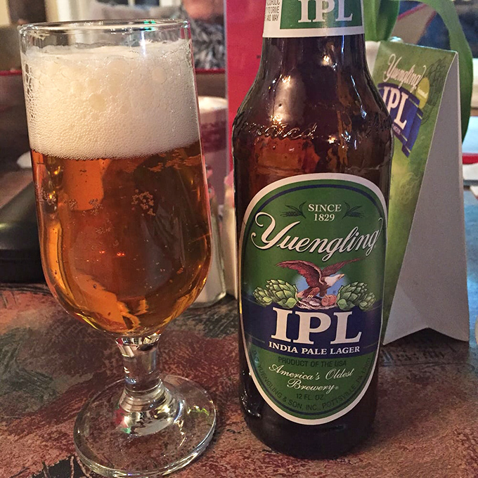 A perfectly poured Yuengling&mdash;Pennsylvania's liquid pride. This beer isn't just refreshing; it's practically a cultural landmark in a glass.