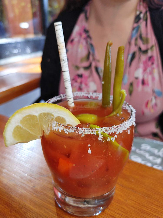 A proper Bloody Mary with all the fixings &ndash; the weekend morning tradition that makes adulting worthwhile and temporarily forgives all your Saturday night decisions.