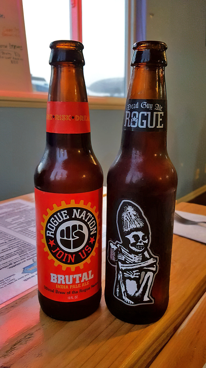 Oregon's craft beer scene shows up to the party, because what pairs better with fresh seafood than locally brewed liquid gold?