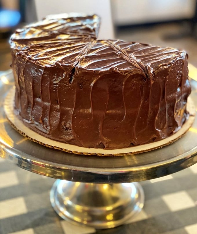 This chocolate cake isn't trying to be trendy or deconstructed&mdash;it's simply celebrating what cake should be: generous, indulgent, and worthy of celebration.