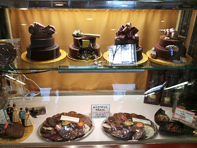 Chocolate cakes that make birthday candles nervous. "Am I really necessary?" the candle asks. "The chocolate is already the celebration."